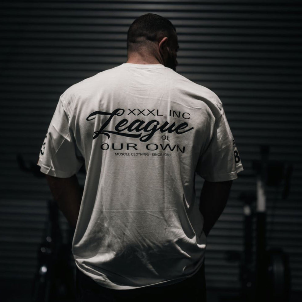 XXXL Explosive Fibres -"League of Our Own" Oversized Base T - Cream ...
