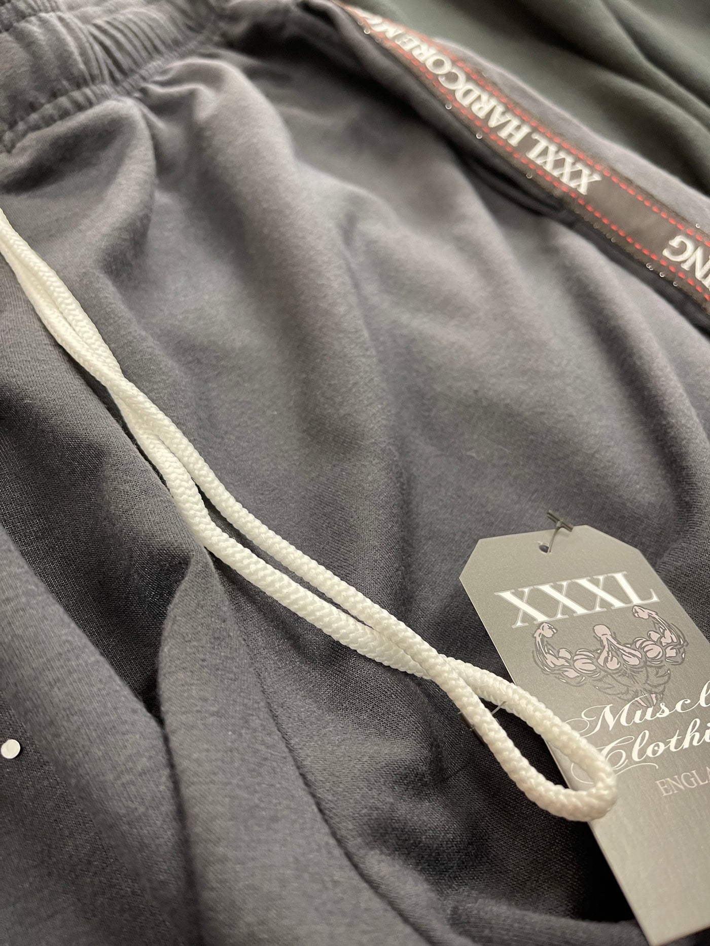 XXXL Explosive Fibres - FULL CUT TAPED TRACKIE PANT -GRAPHITE BLACK ...