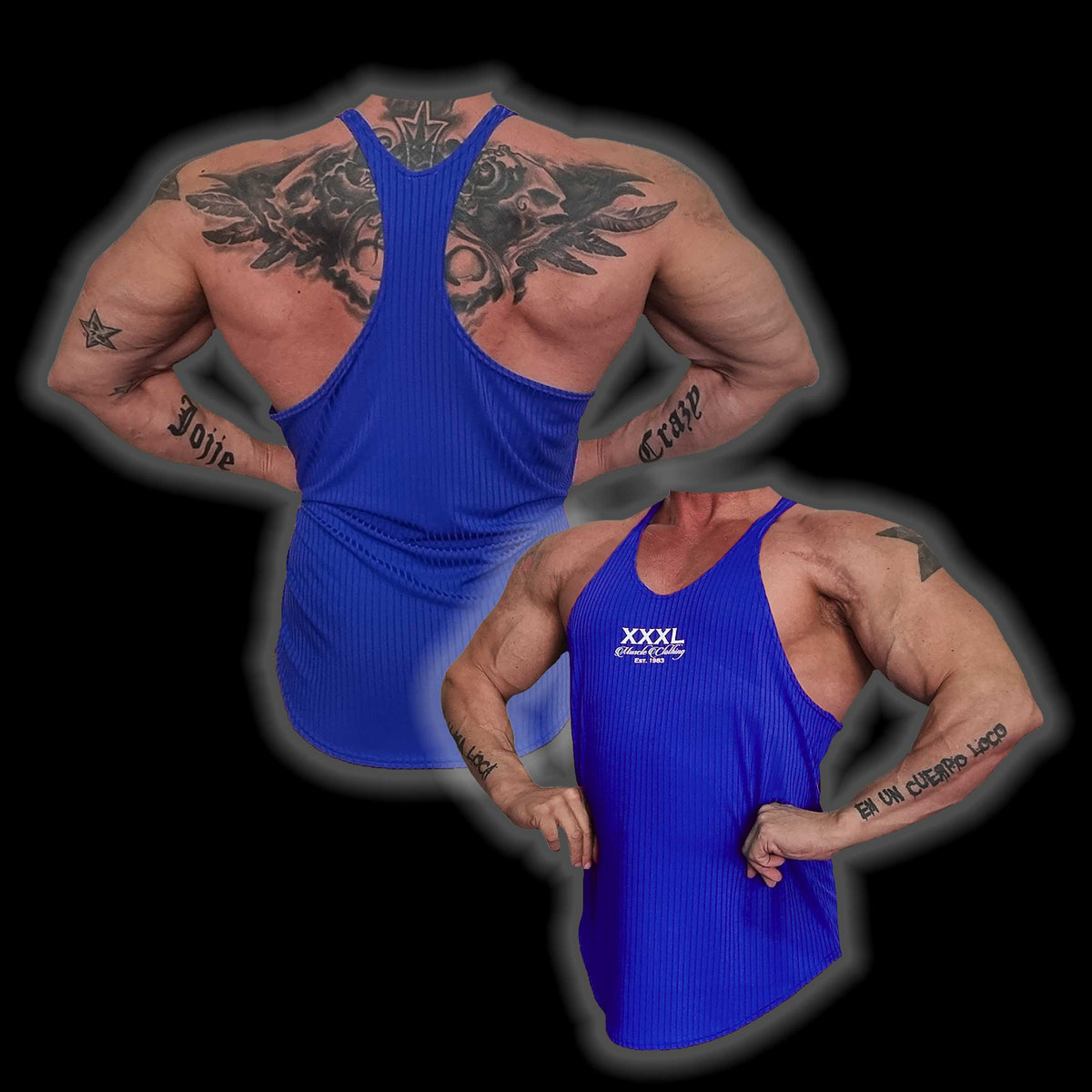 Muscle Vests – Explosive Fibres Ltd -XXXL muscle clothing since 1983